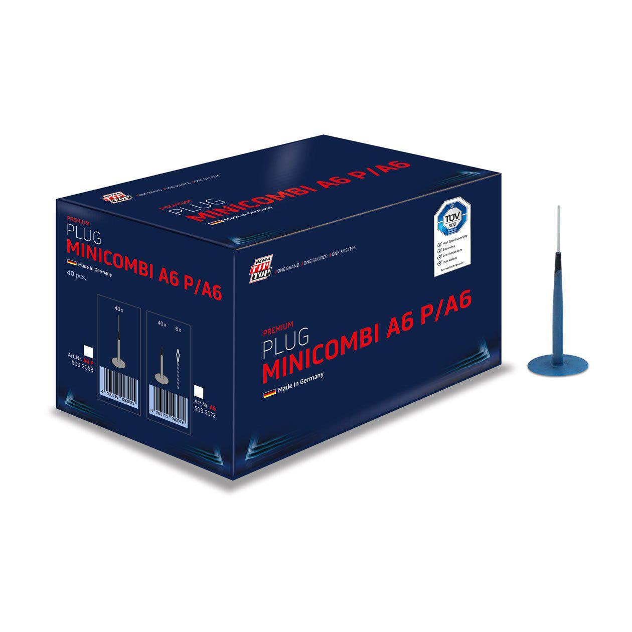 Minicombi Innvendig plugg A-6 6mm 40stk - Lakkspesialisten